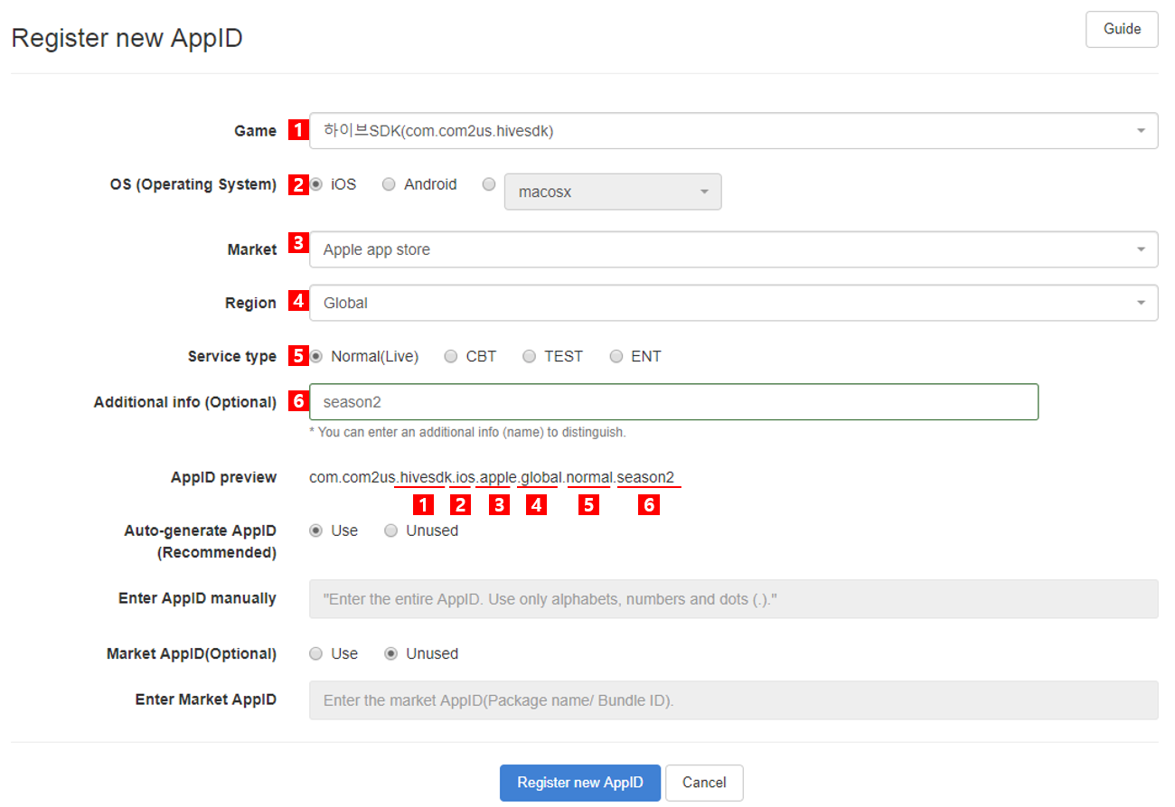 AppID Management – Hive Developers