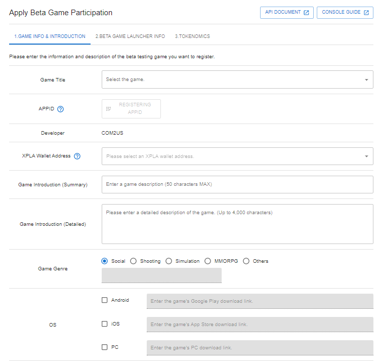Beta game launcher - Hive Developers